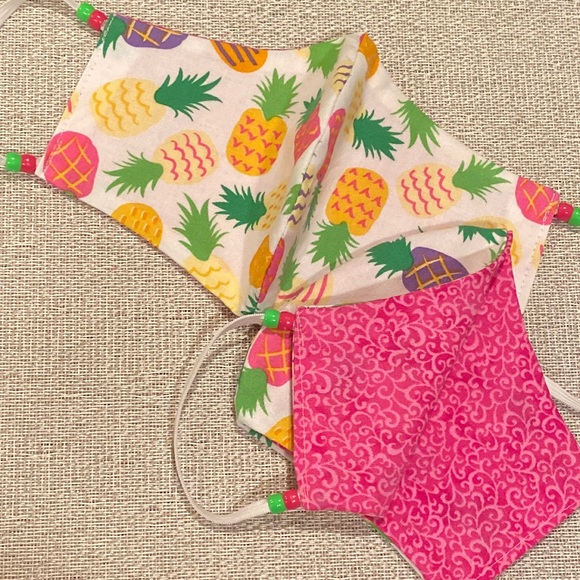 Hand Crafted | Accessories | Pineapples Face Mask | Poshmark